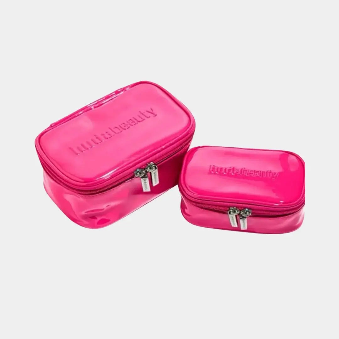HUDA BEAUTY Pink Makeup Bag Set | Buy Huda Beauty in Egypt – Be Pretty ...